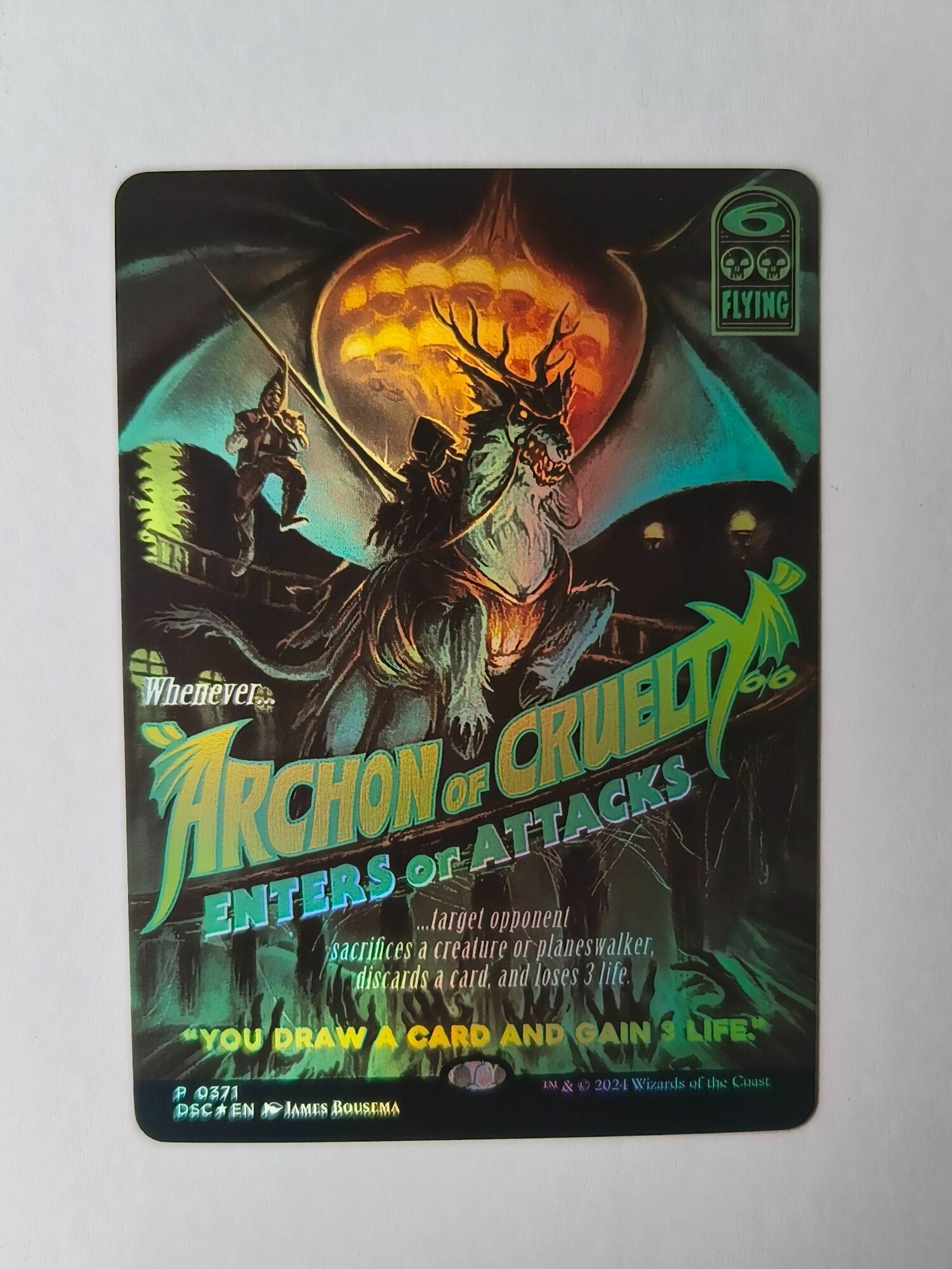 Портативные карты MTG Звездные войны двусторонние фольговые карты Архон жестокости