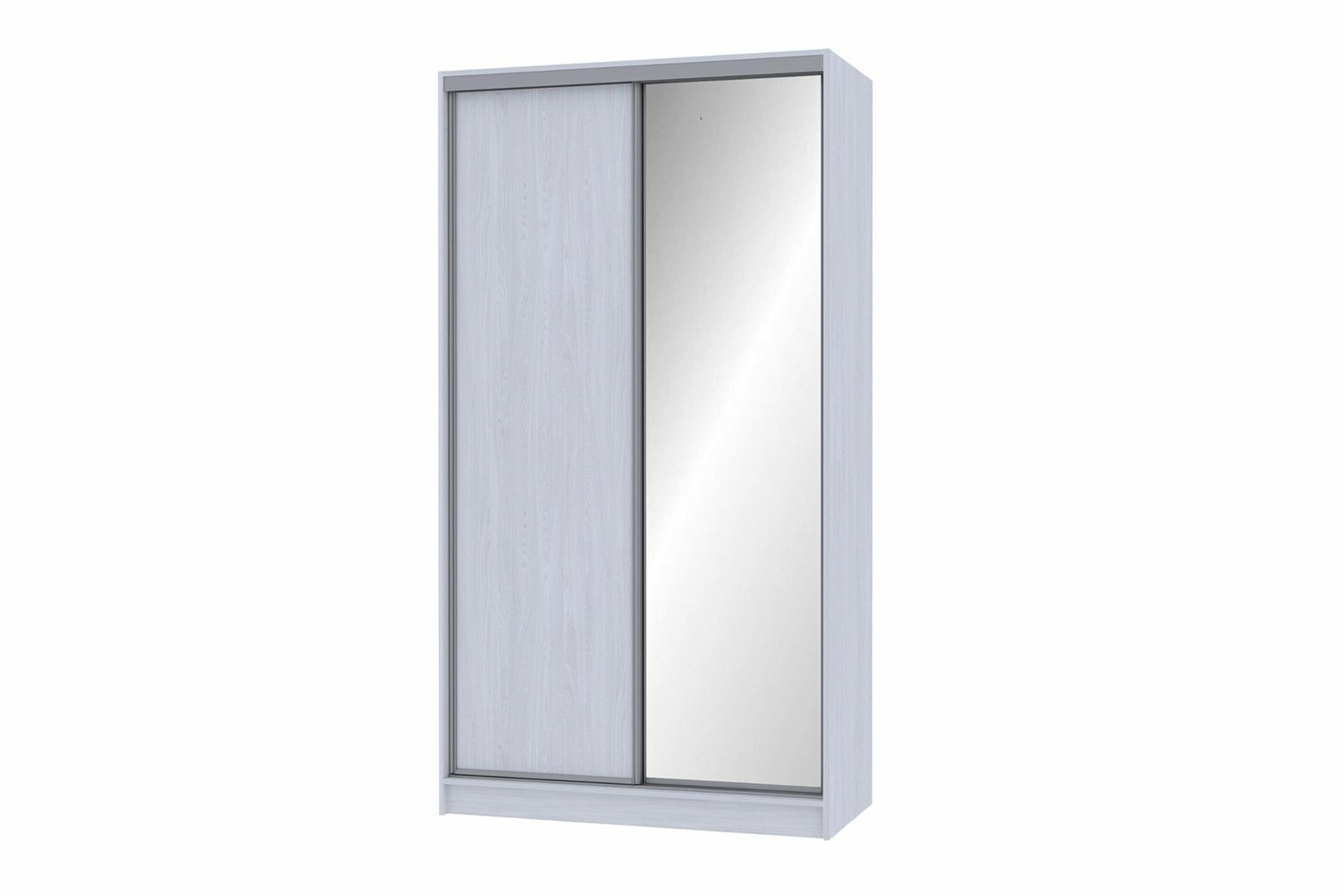 Шкаф-купе Hoff Home, 123,2х229,5х59,5 см, с зеркалом, цвет ясень анкор светлый