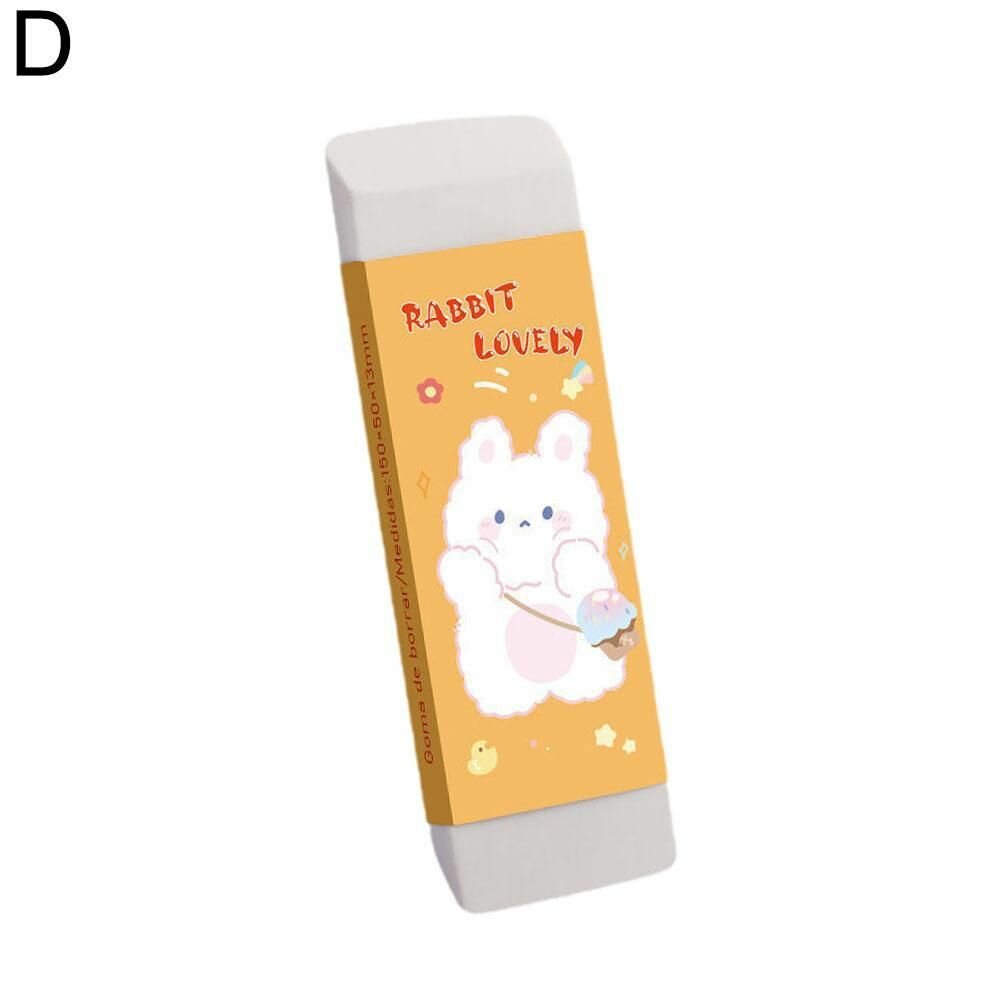 Большой ластик с рисунком из мультфильмов