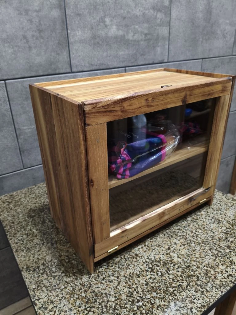 Хлебница "Белая акация", массив, покрытие пищевым маслом, 40x23x36 см