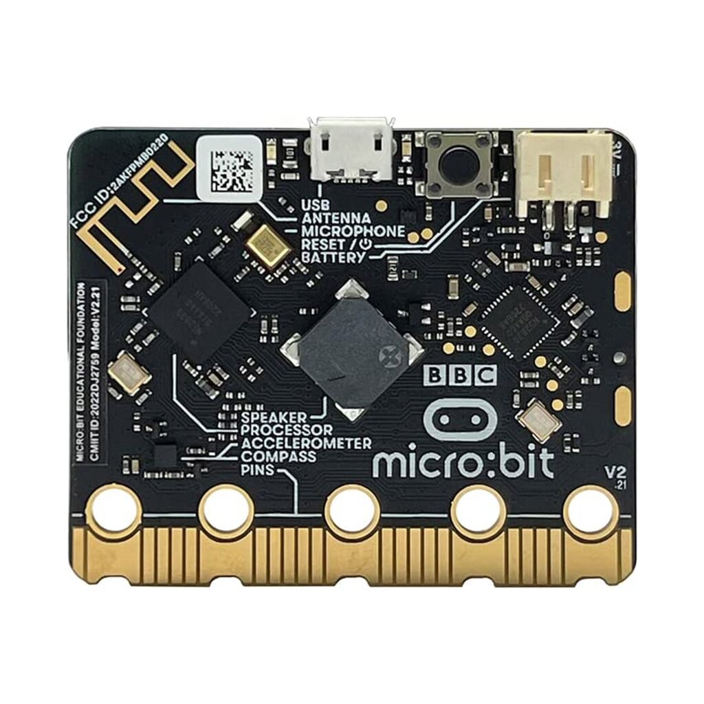 BBC Micro Bit V2.2 для детей - Встроенный компас- Беспроводная плата Radio BLE5.0