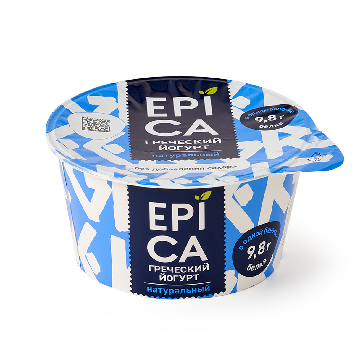 Йогурт Epica, греческий, 2,5%, без добавок, 130 г, 1 упаковка