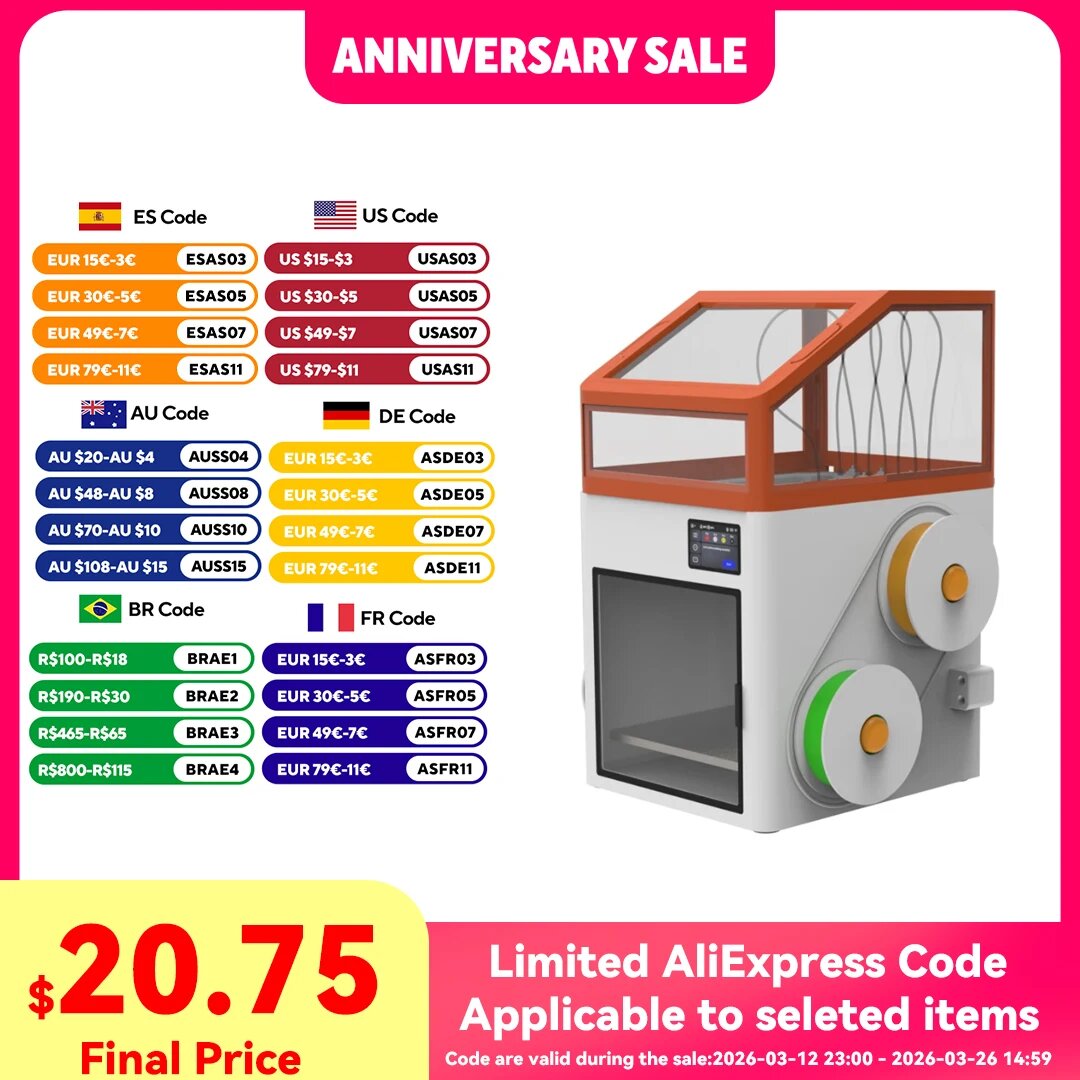 Прозрачная изолированная крышка для Snapmaker U1 от FYSETC