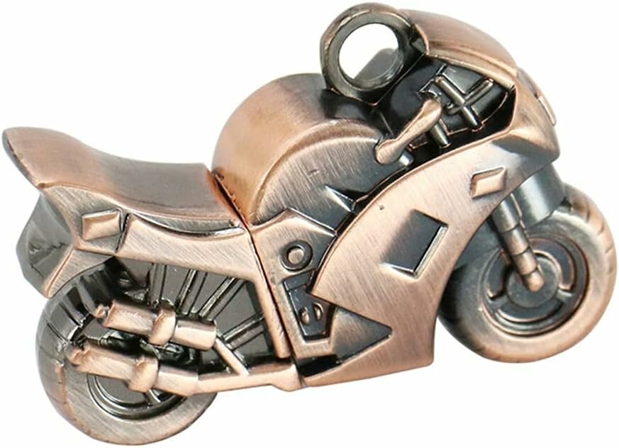2026 New Copper Metal Motor bike Shape Memory Stick Flash Drive Pendrive Thumb Drive Jump Drive U Disk 512GB