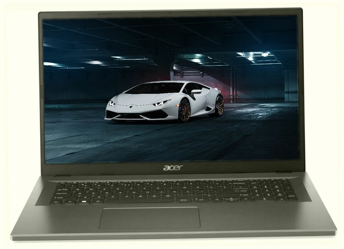 Ноутбук Acer Intel N-Series 3,1ГГц 4 ядер. 17,3' 1920x1080 Intel UHD Graphics Xe 24EUs Windows 11 Pro Русская раскладка