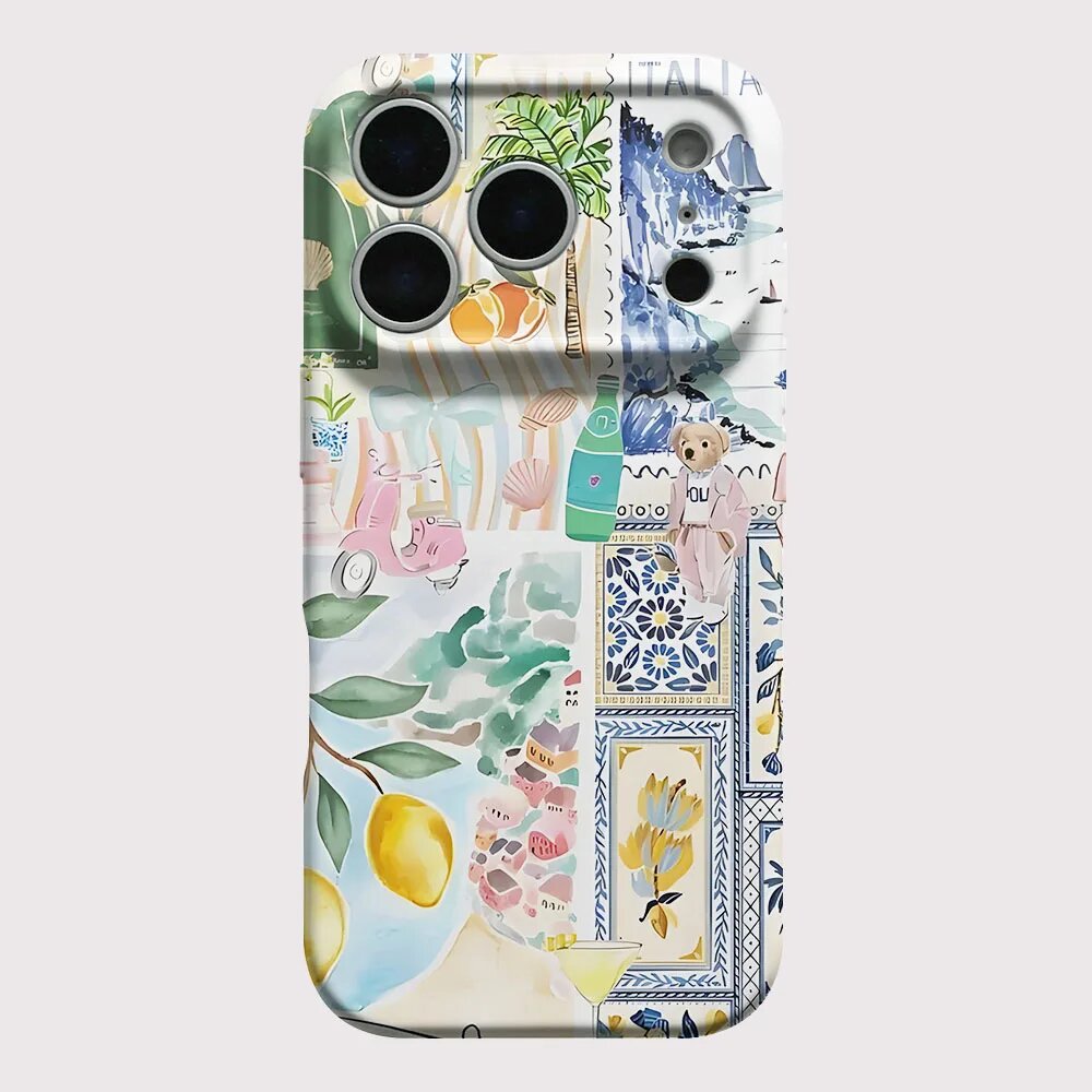 Чехол для iPhone 16 Pro Max с итальянским узором
