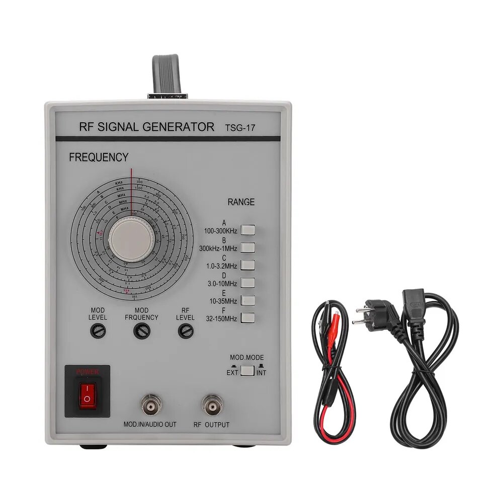 TSG17 100 кГц 150 МГц функциональный генератор высокочастотный высокоточный генератор сигналов EU 10A18A 250 В