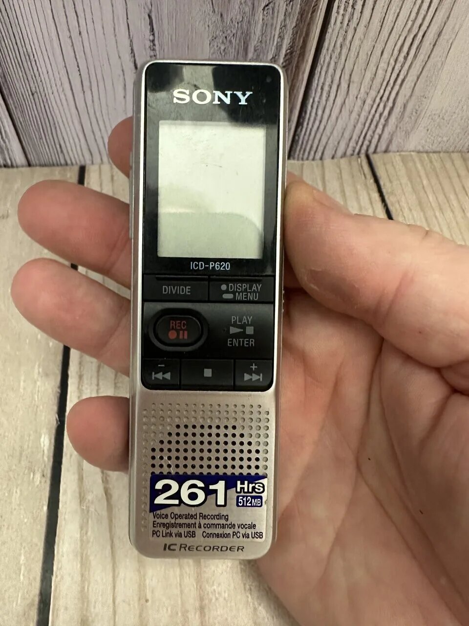 Диктофон Sony ICD-P620 цифровой винтажный шикарный