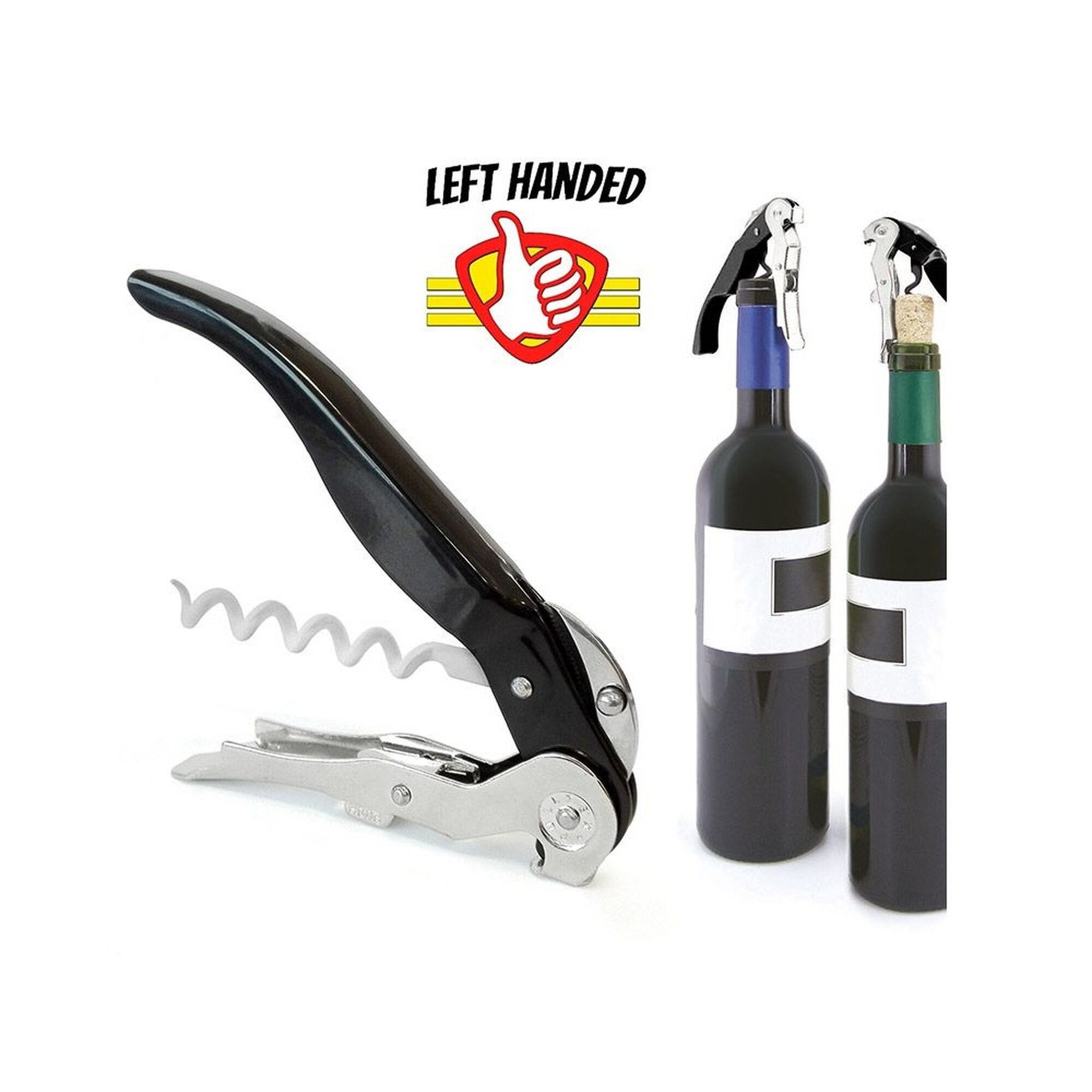 Штопор для левшей Pulltex Waiter Corkscrew For Lefties Black, 109-129-00
