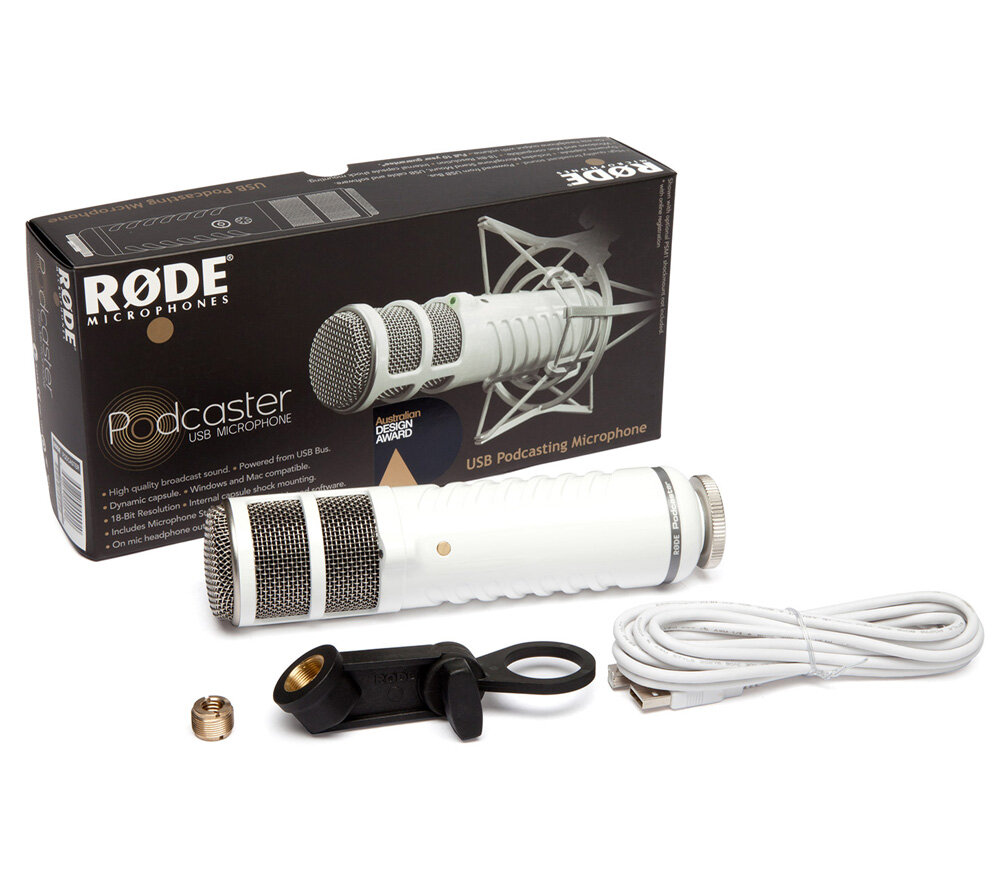 Микрофон RODE Podcaster, студийный, моно, USB — фото 1