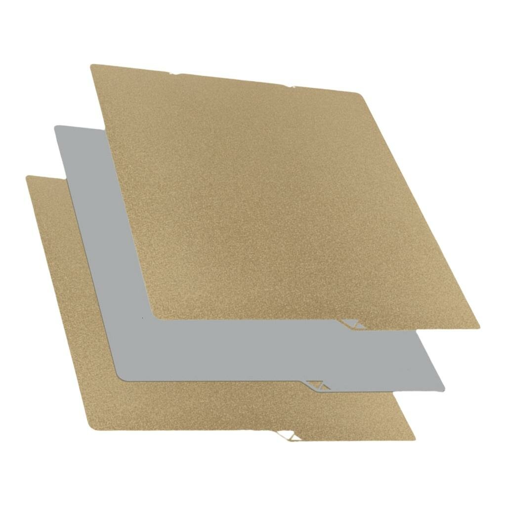 Текстурированная магнитная пластина PEI для S1C 264x276 мм, Двусторонний goldPEI