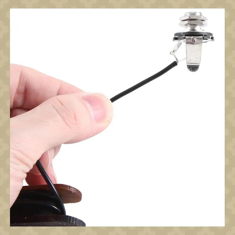 Деревянный диаметр отверстия 6,35 мм, 3-струнный звукосниматель для гитары, звукосниматель для электрогитары, запасные части для гитары, аксессуары