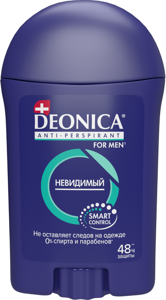 Deonica for men антиперспирант-стик невидимый 40 мл
