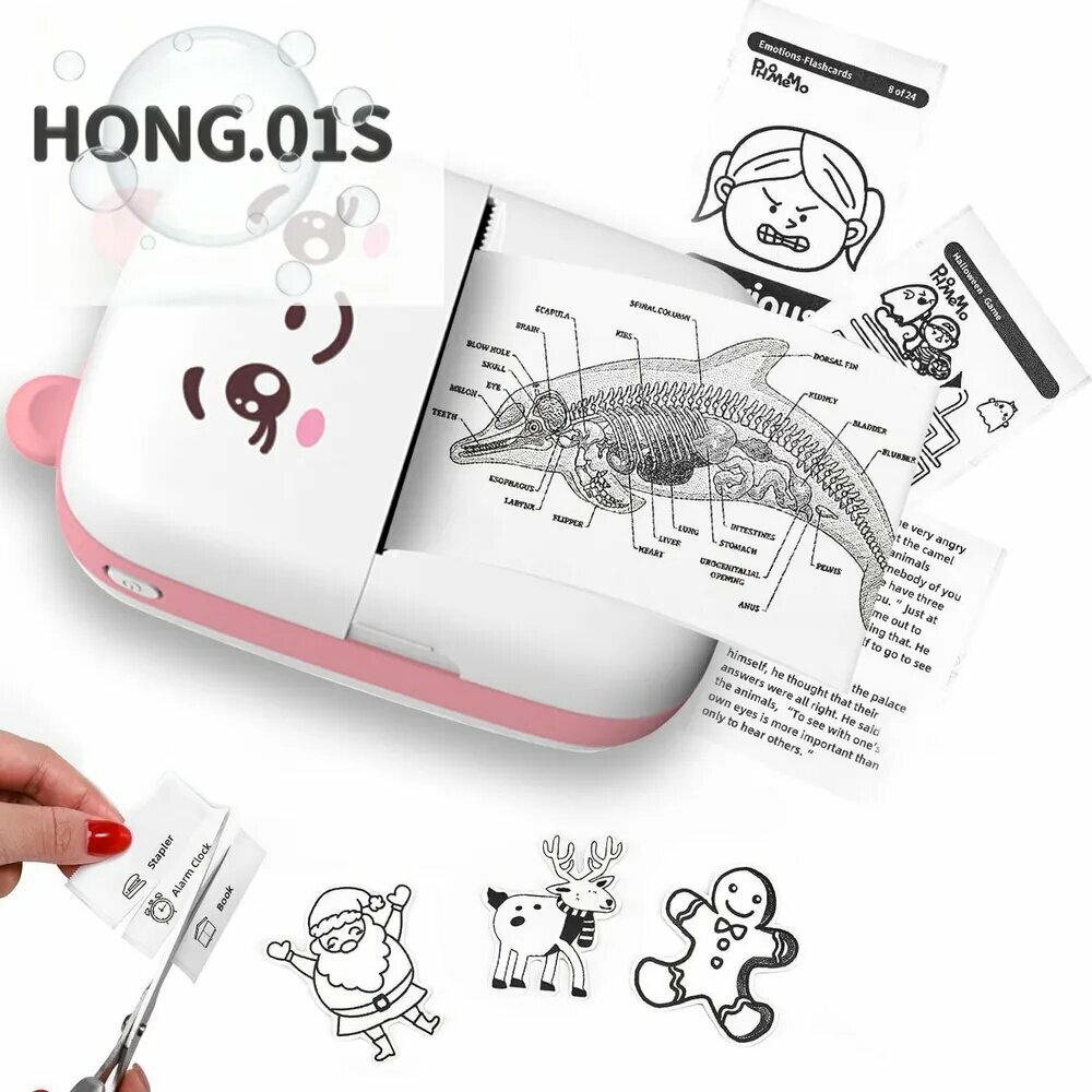 Мини-принтер термо, Монохромный