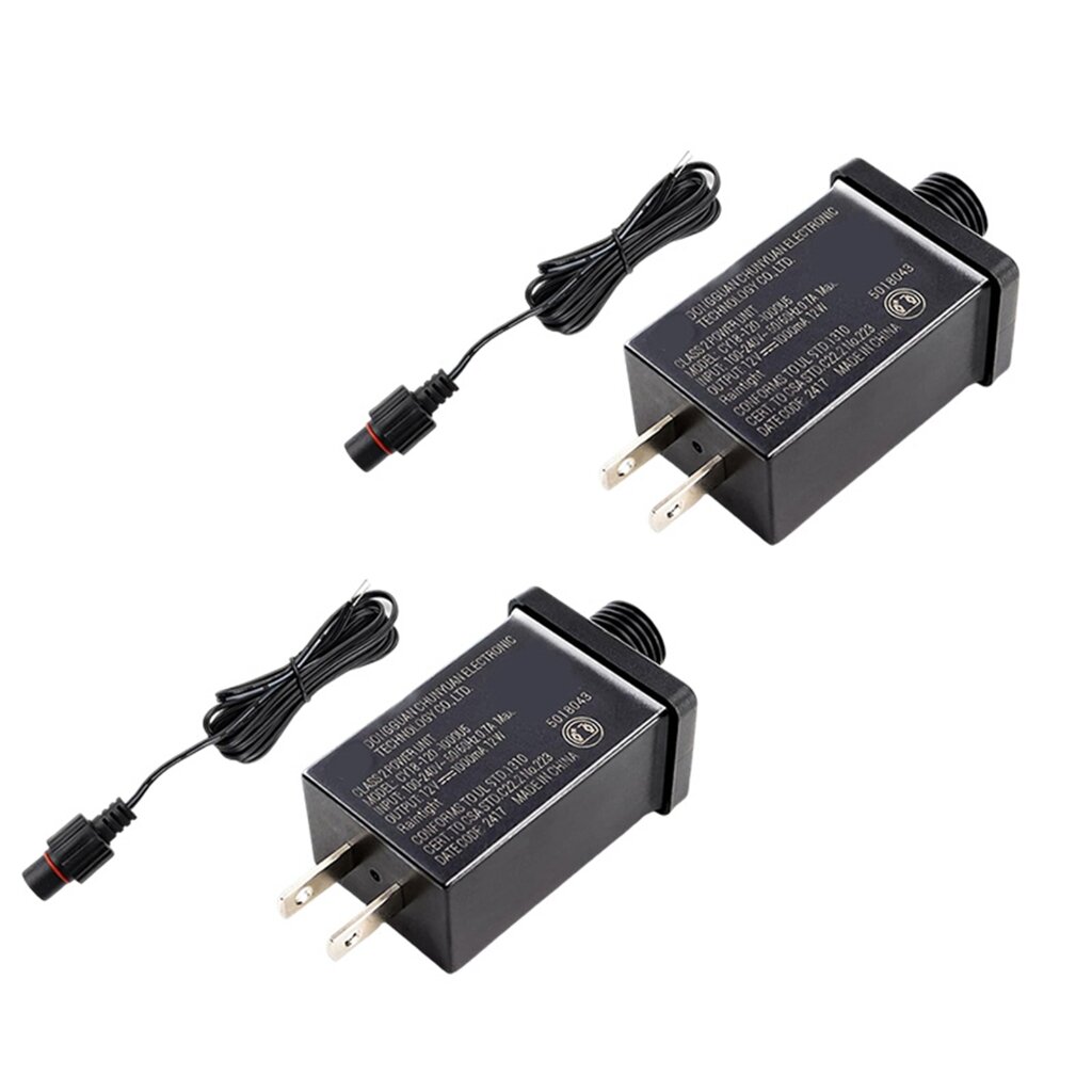 Комплект адаптеров 12 В, влагозащищенный блок питания для надувных устройств