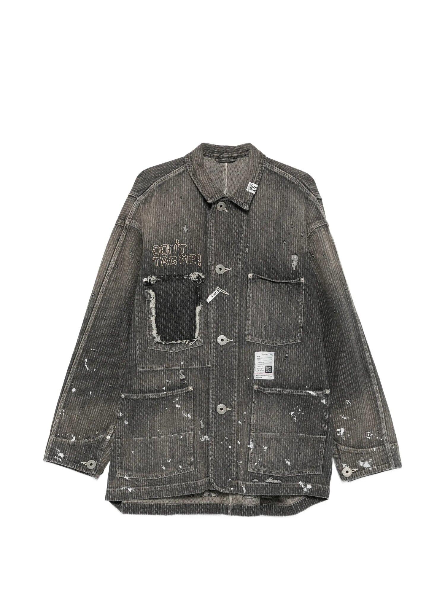 Куртка Stripe denim jacket