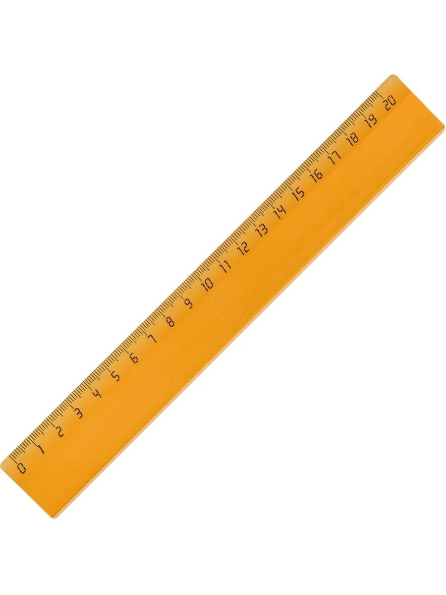 Прозрачные пластиковые линейки для измерений