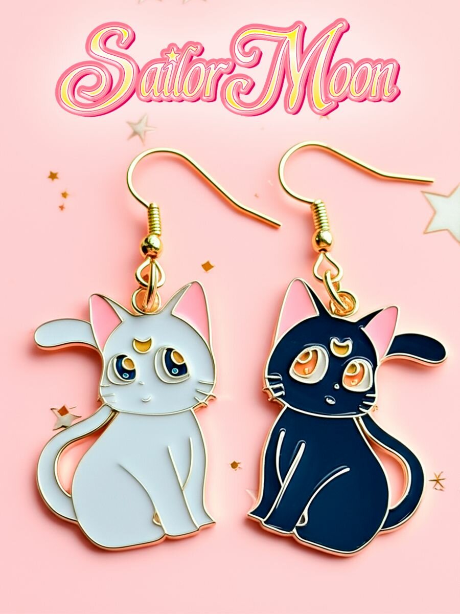 Серьги, искусственный камень