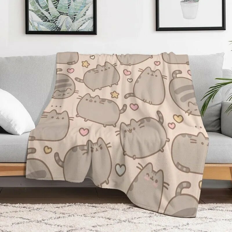 Pusheen Плед , Фланель, 150 см х 100 см
