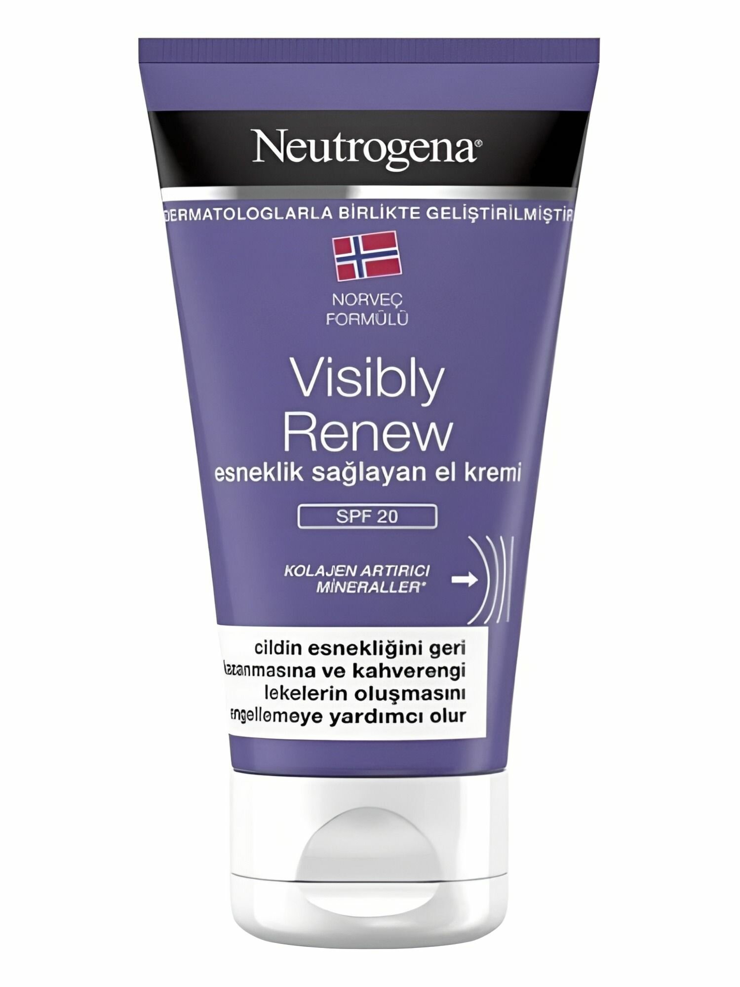 Neutrogena Visibly Renew Крем для рук интенсивное увлажнение и восстановление эластичности, 75 мл