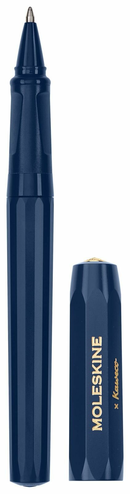 Ручка шариковая MOLESKINE Kaweco, синий корпус, диаметр 1 мм, синие чернила, подарочная коробка (KAWBALLPENBLUE)
