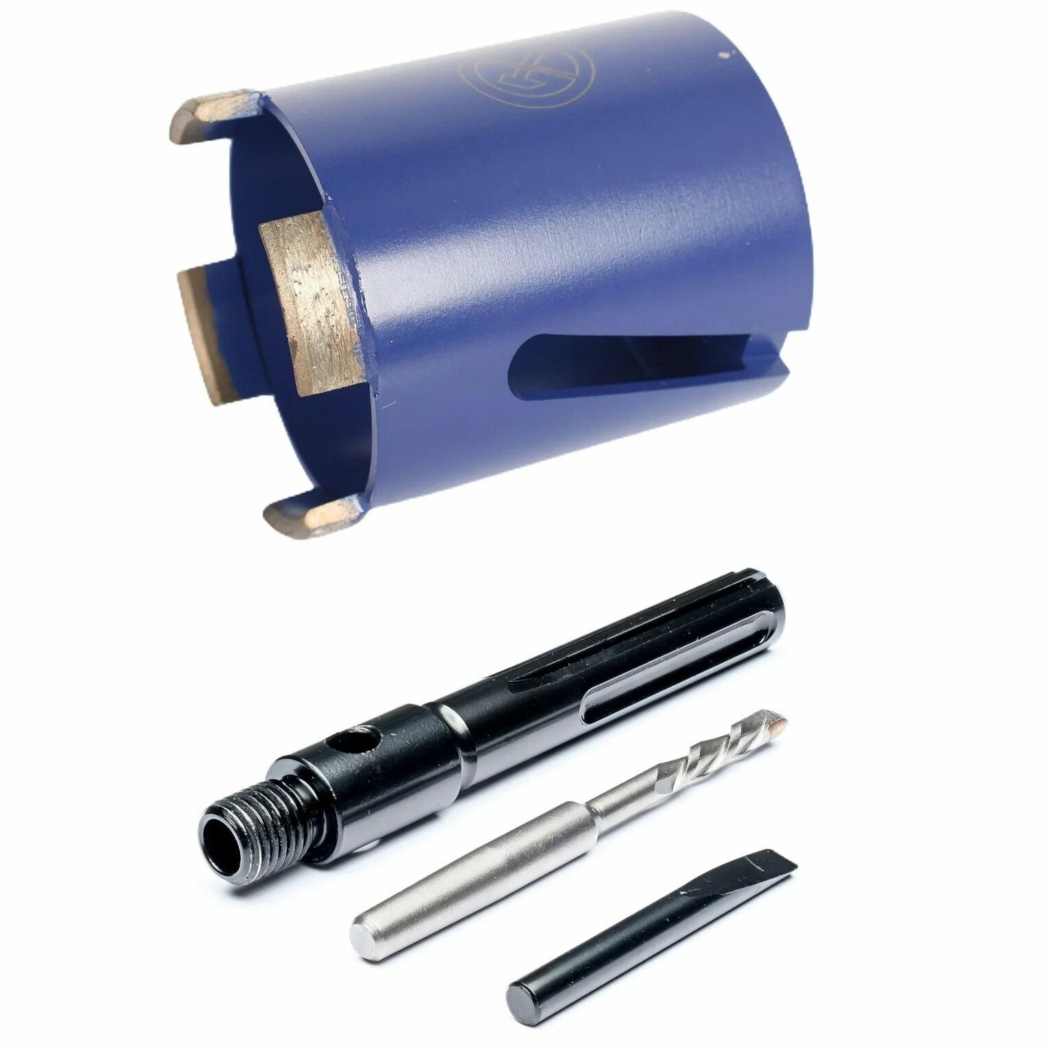 Коронка алмазная по бетону 110мм SDS-Max по армированному бетону, камню. кирпичу, керамограниту сверлильная безударная