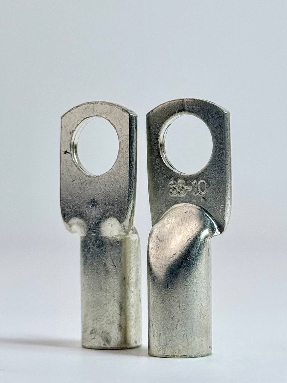 Кабельный наконечник JG35-10 - 5 шт / ТМЛ 35 мм2 под болт М10 / Медный луженый наконечник