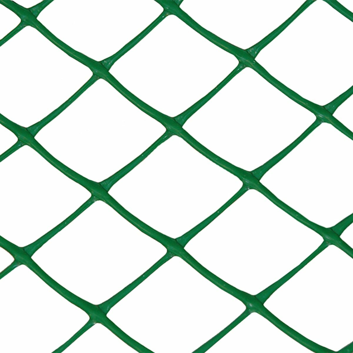 Заборная сетка Протэкт Пластиковая, садовая, высота 1,2 м, ячейка 35х35 мм, рулон 10 м, цвет хаки З-35/1,2/10 Э