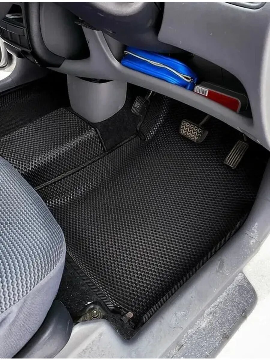 EVA коврики с бортами Toyota FunCargo 2WD. Тойота Функарго. Ева ковры с бортиками