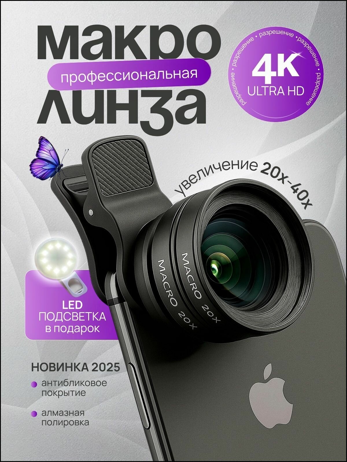 Объектив для телефона--X4