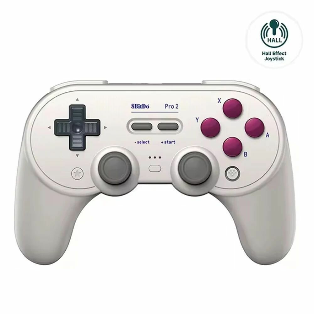 8BitDo New Pro 2 Bluetooth Геймпад с джойстиком с эффектом Холла для Nintendo Switch, ПК, macOS, Android, Steam Deck