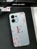 Силиконовый чехол на Oppo A6 Pro / Оппо A6 Про с принтом Буква E сакура