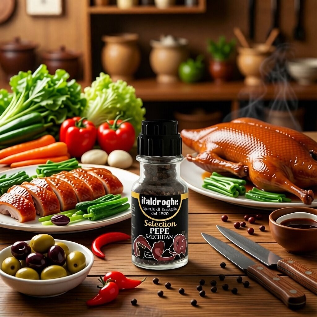 Перец Сычуанский целый Italdroghe 20 грамм, мельница, Италия