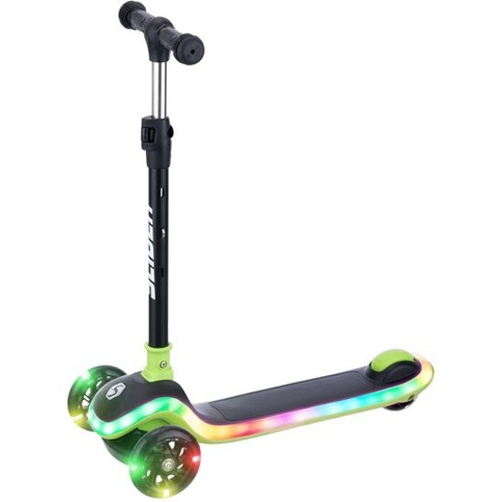 Самокат трехколесный Slider светящиеся полиуретановые колёса IT62G зеленый