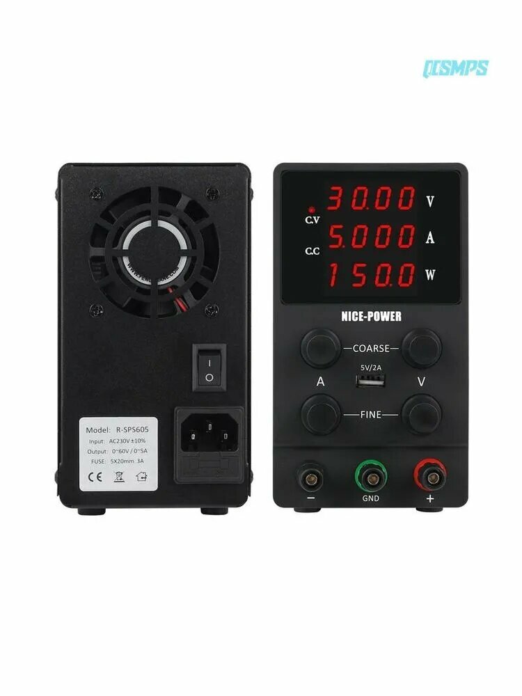 Лабораторный источник питания SPS1203 120 В 3 А Регулируемый постоянный ток / Регулятор напряжения для электронного технического обслуживания и анодирования титана