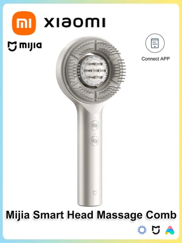 Умный массажер для шеи MIJIA Head Massage Comb MJTBAMS01XM/ беспроводной, с подогревом