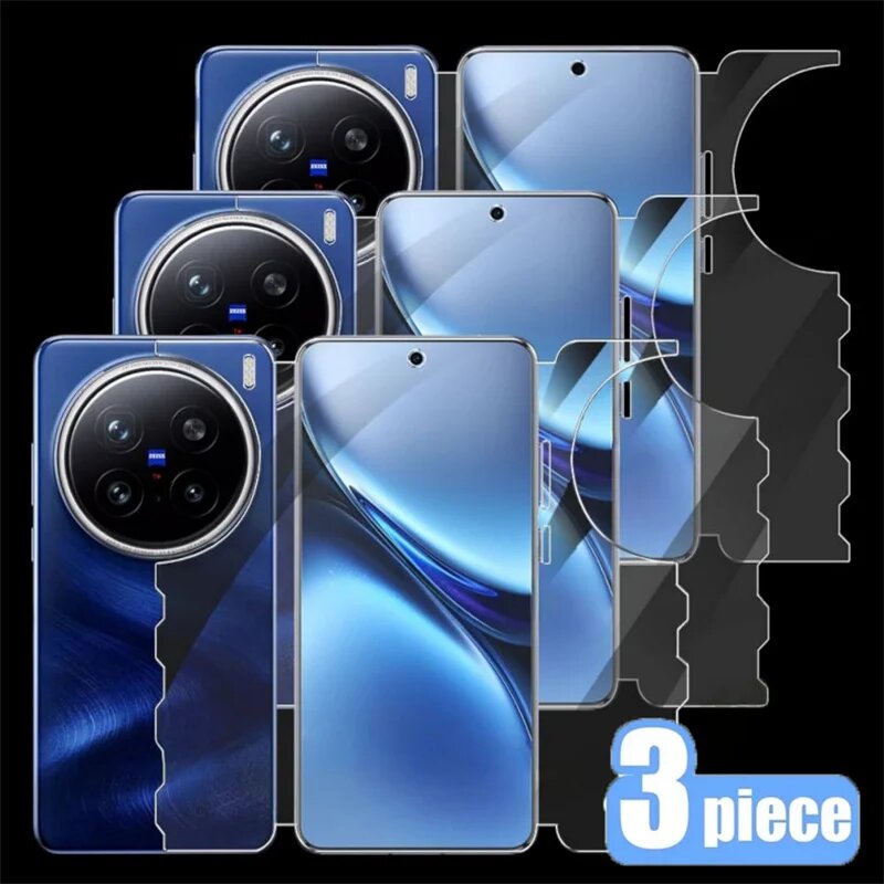 Гидрогелевая пленка Butterfly (3 шт.) для Vivo X200 X100 Pro 360 ° Пленка-гидрогель Vivo X200 Pro