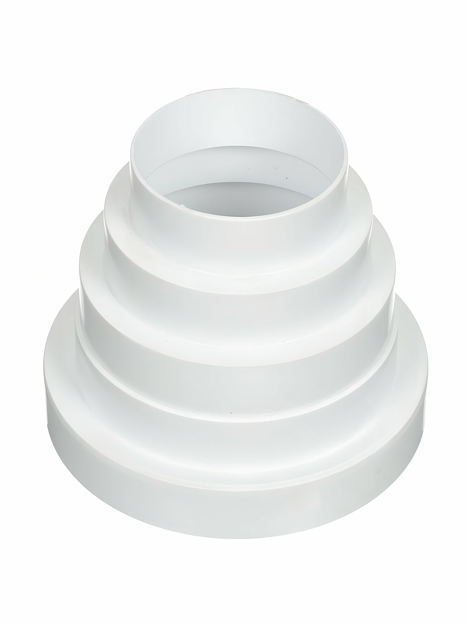 Редуктор вентиляционный пластик, 80-150 мм, круглый, Event, ПХ