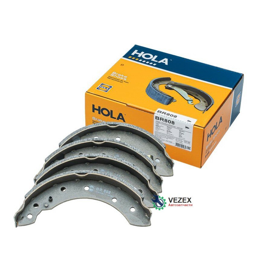 HOLA BR808 Колодки тормозные барабанные