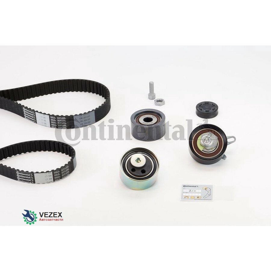 CONTINENTAL CT1015K3PRO Ремень ГРМ зубчатый с роликами, комплект