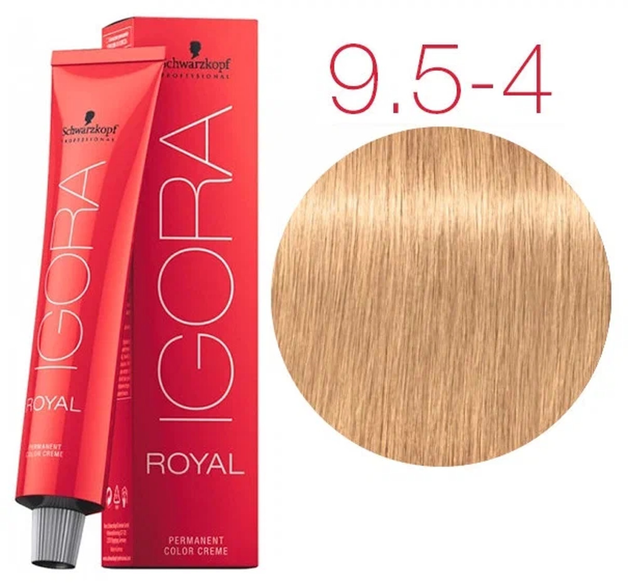 Schwarzkopf Professional Royal крем-краска, 9,5-4 светлый блондин пастельный бежевый, 60 мл