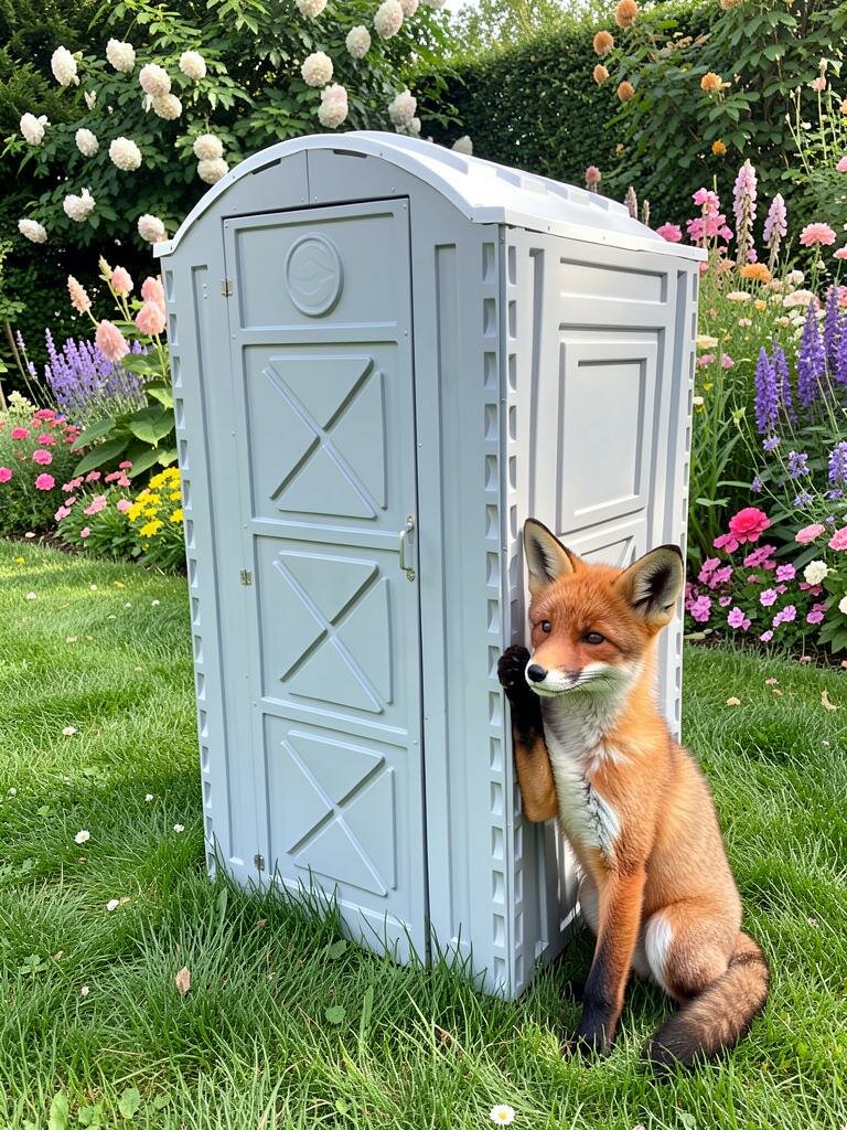 Мобильная туалетная кабина с баком Европа и умывальником 20 литров