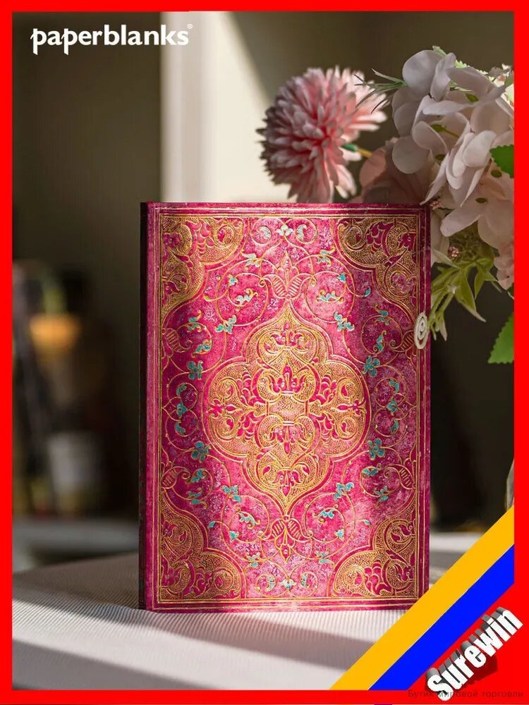 Блокнот Paperblanks Эпоха роз, формат A5+, 176 листов, для записей и дневника — фото 1