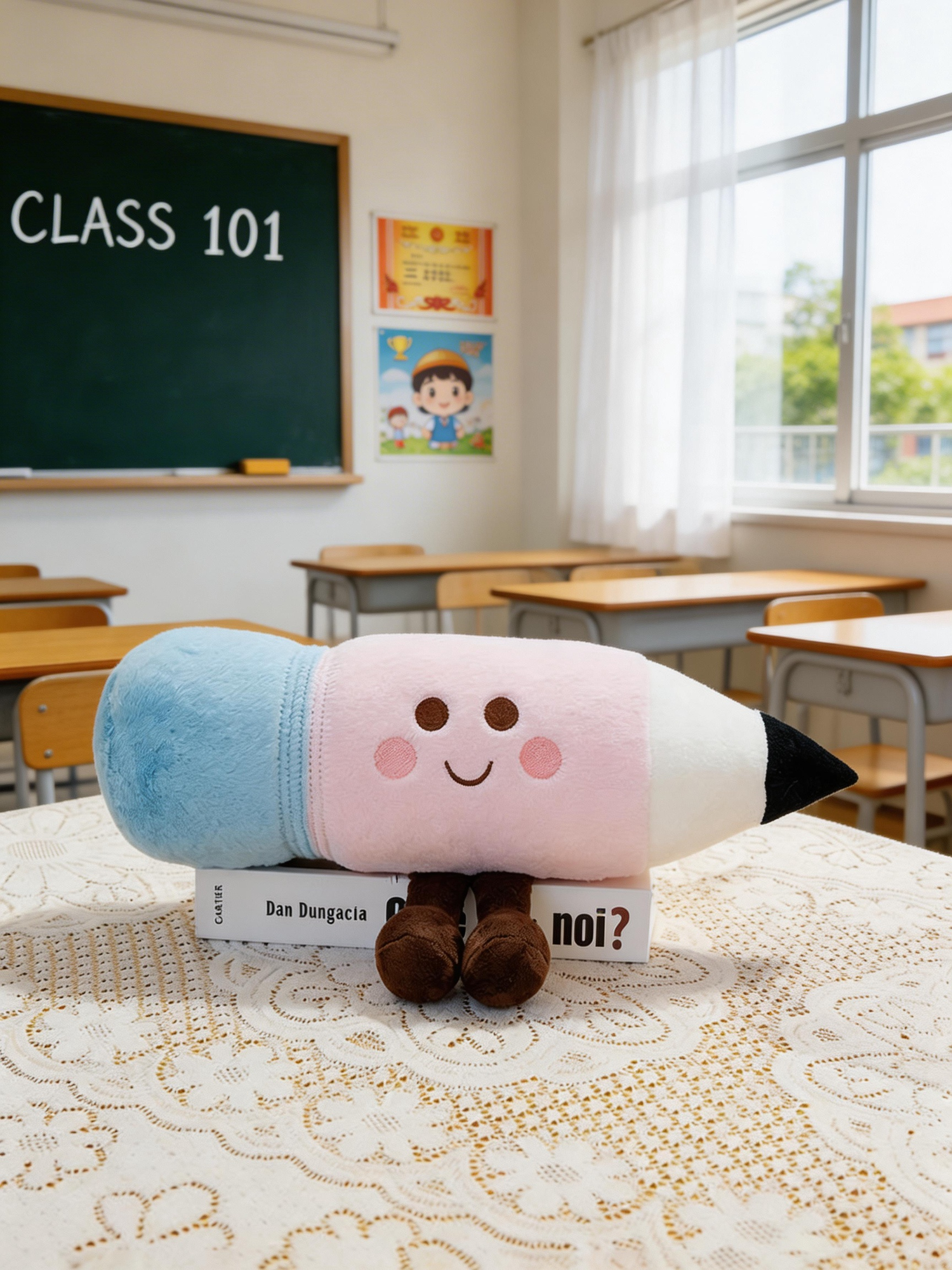 Плюшевые канцелярские игрушки из PP-пены, карандаш, для школы, подарок