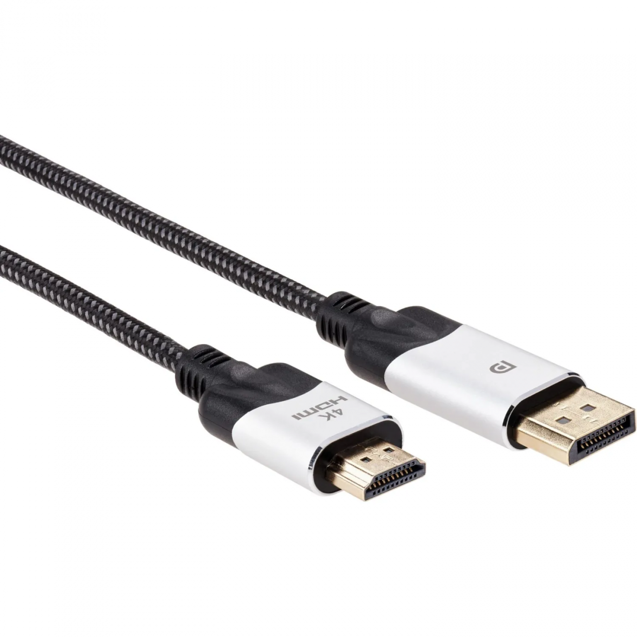Кабель-переходник DisplayPort M-gt; HDMI M 4K@60Hz 1.8m VCOM (CG608M-1.8M) 2390310