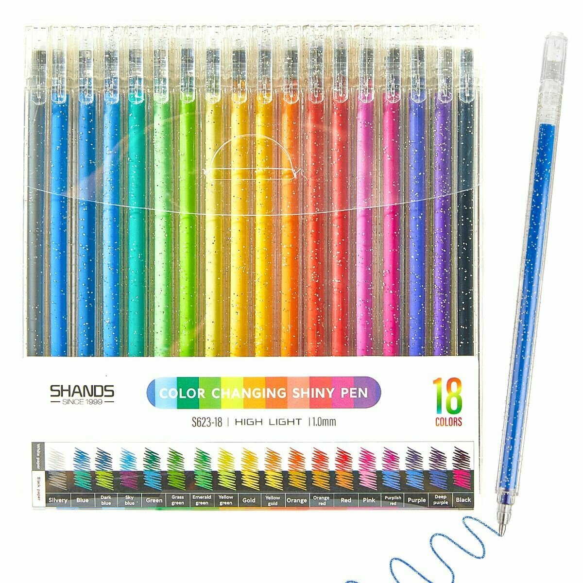 Гелевые ручки с блёстками