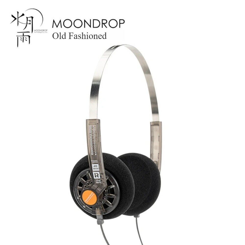 MOONDROP OLD FASHIONED Наушники-вкладыши с большим динамическим драйвером 40 мм 0,78-2pin с разъемом 3,5 мм