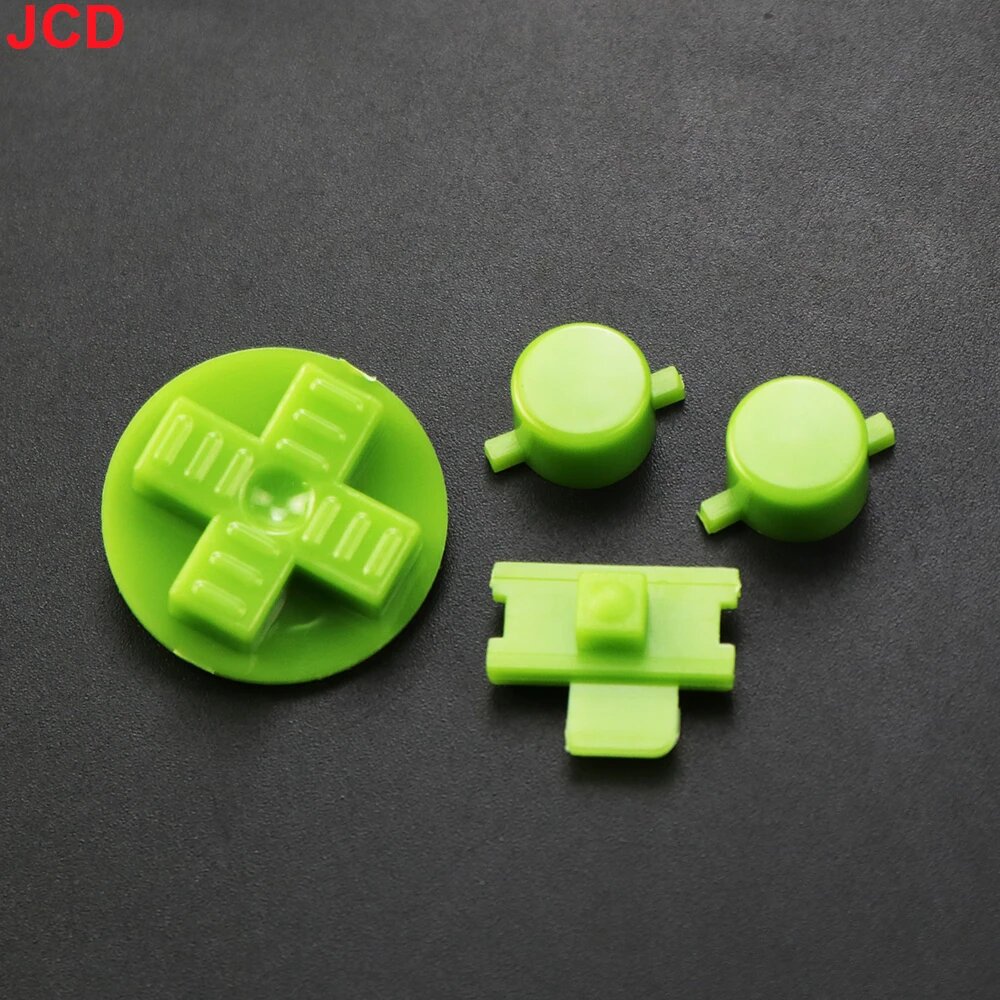 JCD Зеленый набор кнопок D-pad для GameBoy Classic