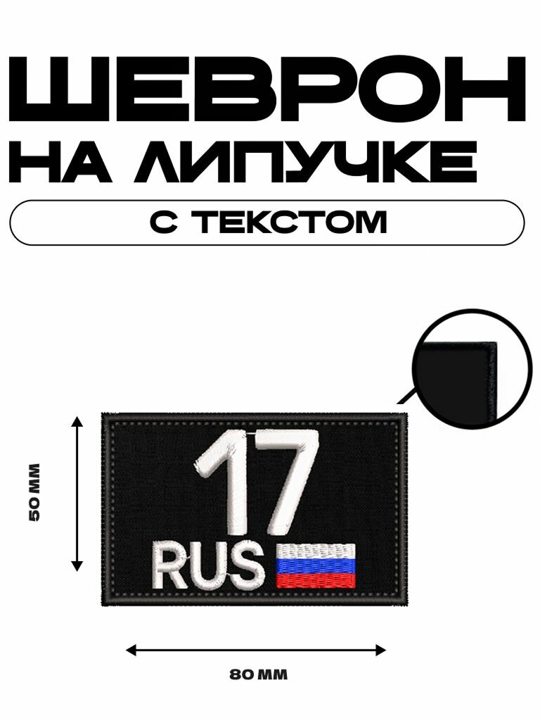 Шеврон "Регион 17 тыва"