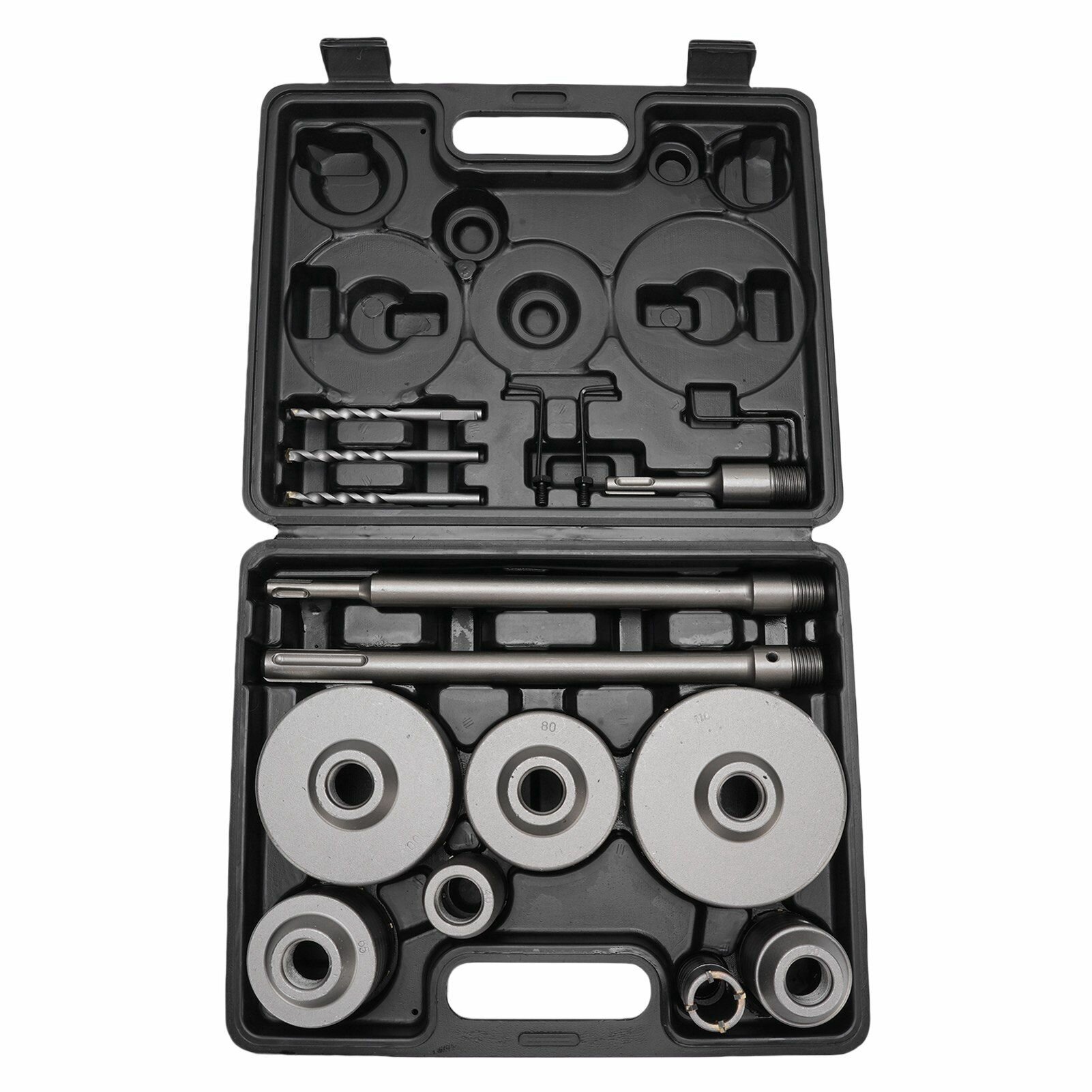 10 шт. Набор алмазных коронок по бетону 30-110 мм